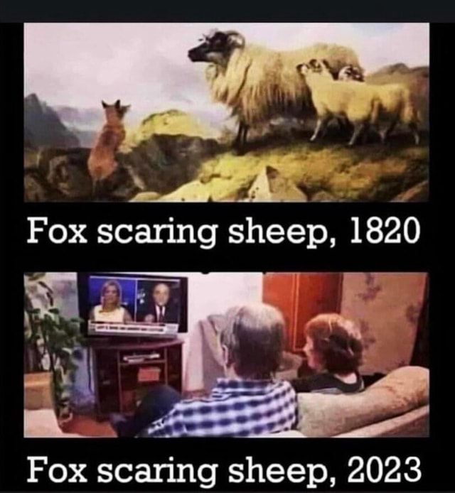 Fox scaring sheep, 1820 I I Fox scaring sheep, 2023 - America’s best ...