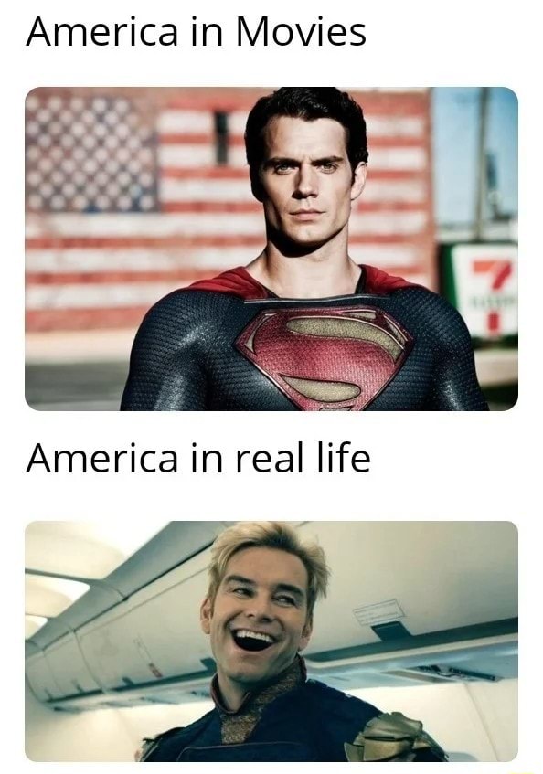 America in Movies America in real life - iFunny