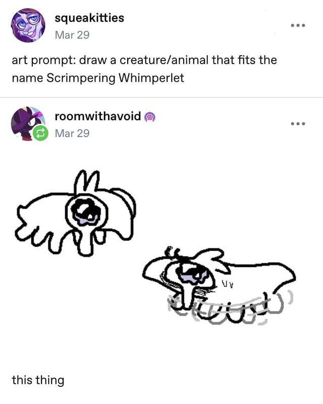 Rule - Rule squeakitties Mar 29 art prompt: draw a that fits the name ...
