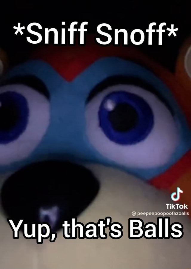 *Sniff Snoff* TikTOk Yup, that's Balls - iFunny