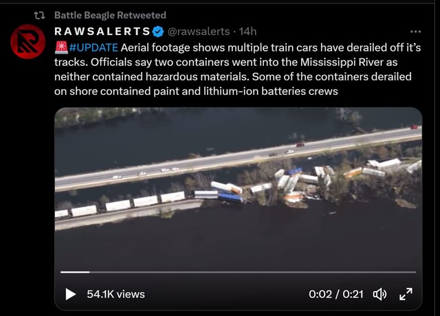 Battle Beagle Retweeted @rawsaleits - #UPDATE Aerial footage shows ...