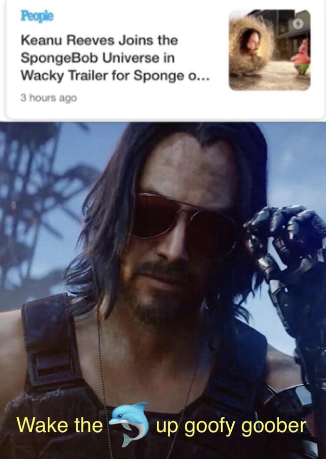 Keanu Reeves Joins the SpongeBob Universe in Wacky Trailer for Sponge o ...
