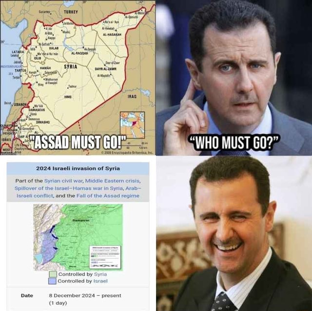 TURKEY SYRIA "ASSAD MUST GO!" "WHO MUST Date December 2024 present - iFunny