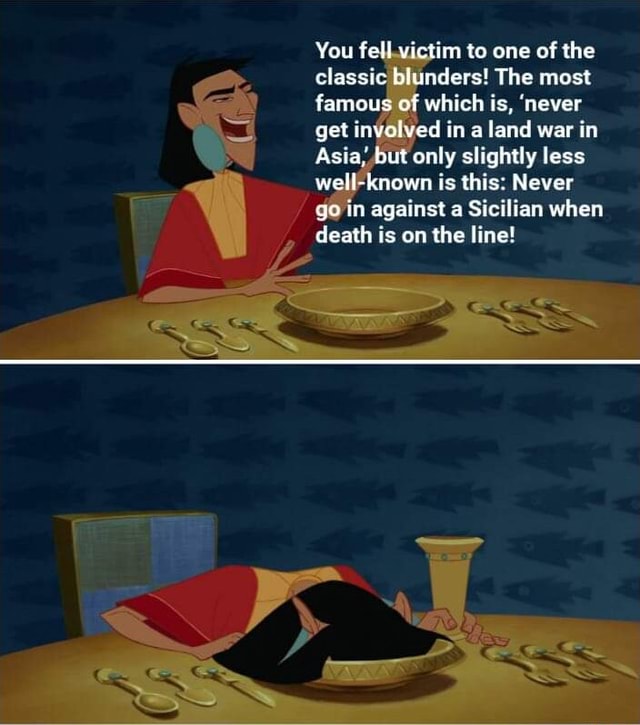 You victim to one of the classic blunders! The most famous of which is ...