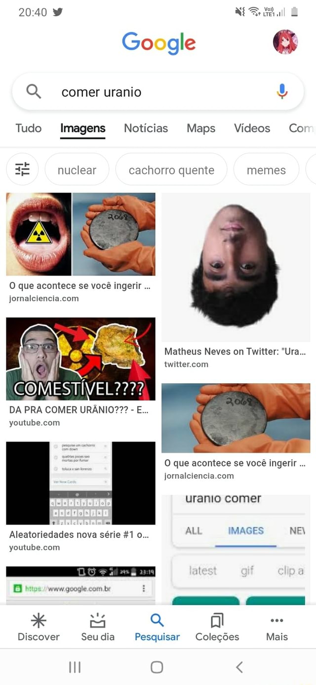 2040 Q,. comer uranio Go gle Tudo Imagens Notícias Maps Vídeos Cor ...