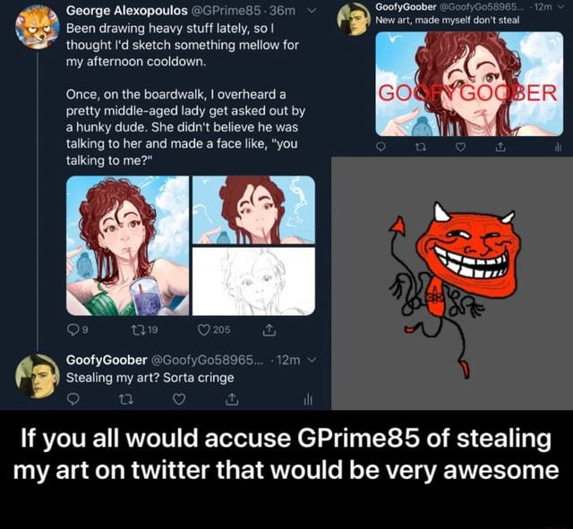 George Alexopoulos @GPrime85 GoofyGoober New art, made myself don't ...