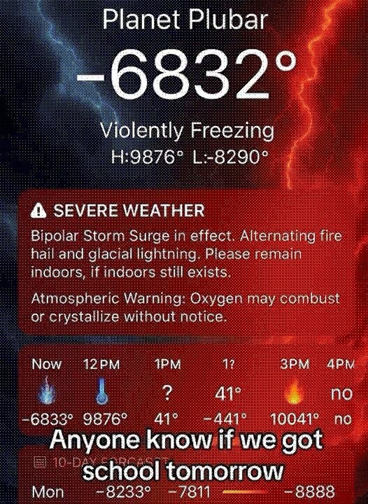 Planet Plubar Violently Freezing SEVERE WEATHER Bipolar Storm Surge in ...