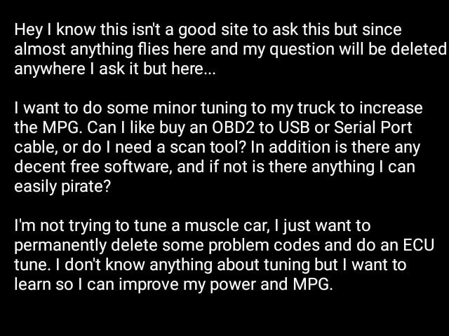 Hey I know this isn't a good site to ask this but since almost anything ...