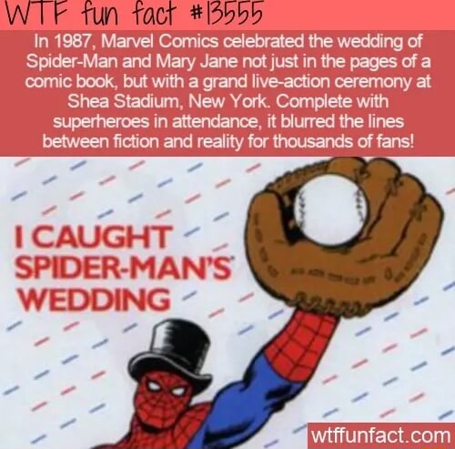 In 1987, Marvel Comics celebrated the wedding of Spider-Man and Mary ...
