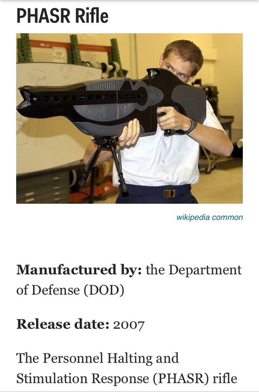 PHASR Rifle Manufactured by: the Department of Defense (DOD) Release ...