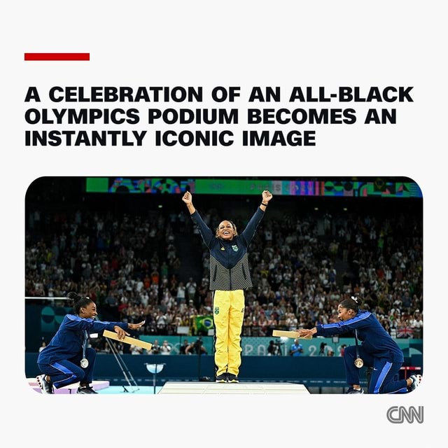 A CELEBRATION OF AN ALL-BLACK OLYMPICS PODIUM BECOMES AN INSTANTLY ...