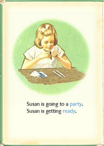 Susan is going to a party. Susan is getting ready. - iFunny