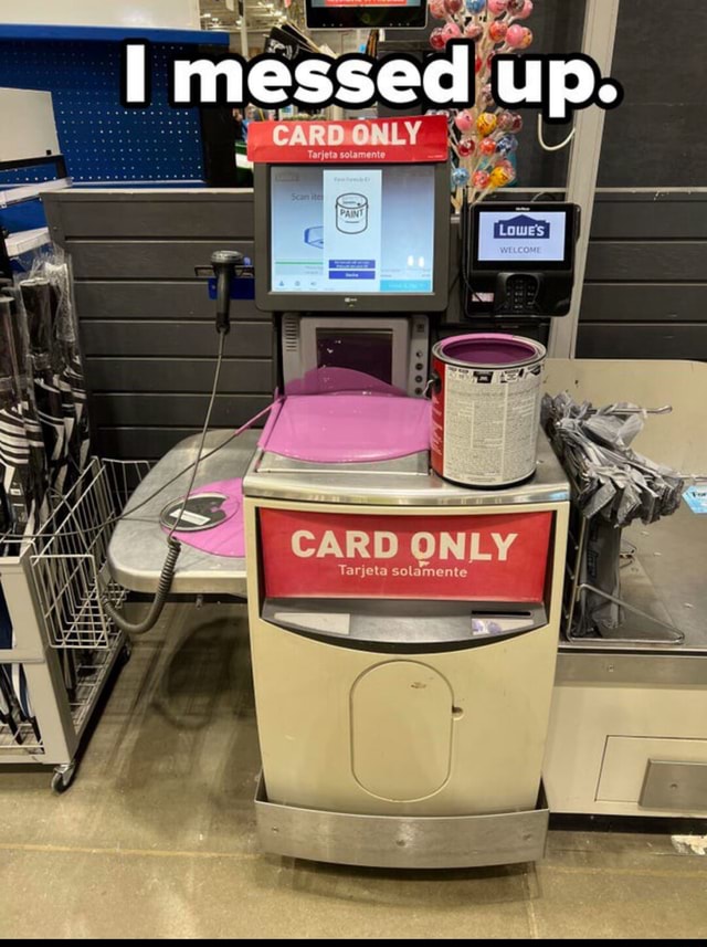 Messed up. CARD ONLY - iFunny