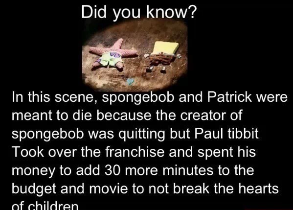 Spongebob And Patrick Dead