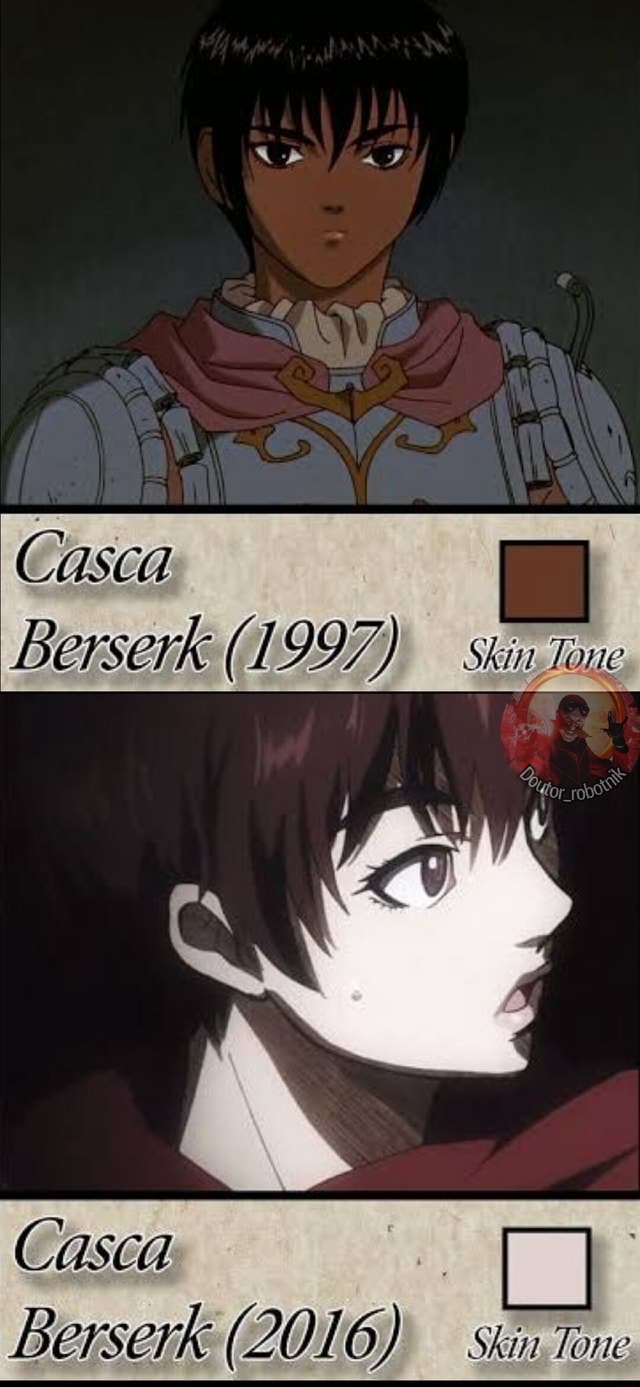 Casca Berserk ( ID/) skin Tone Casca Berserk (2016) skin Tone - iFunny ...