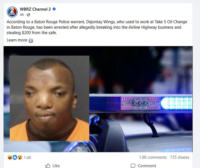 According to a Baton Rouge Police warrant, Dejontay Wings, who used to ...