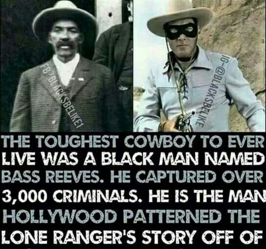 THE TOUGHEST COWBOY TO EVER LIVE WAS A BLACK MAN NAMED BASS REEVES. HE ...