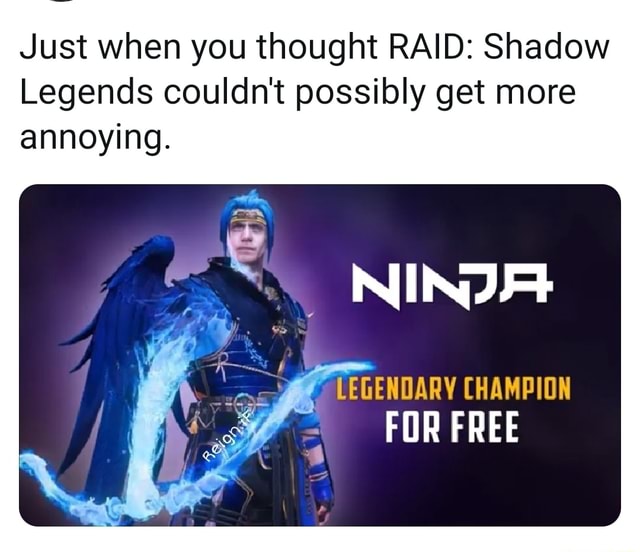 Just when you thought RAID: Shadow Legends couldn't possibly get more ...