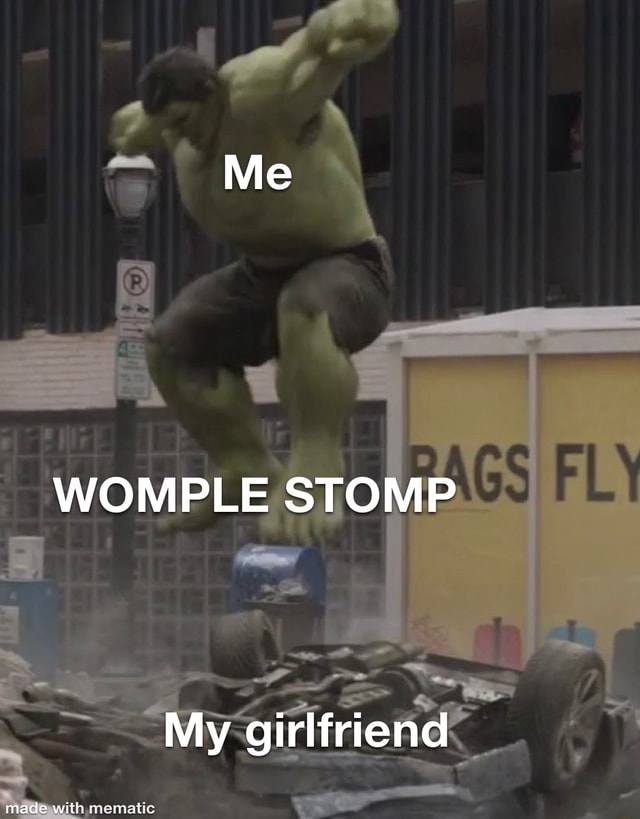 WOMPLE STOMP My girlfriend with mematic - iFunny