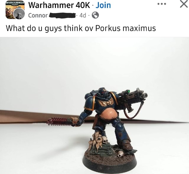 What do u guys think ov Porkus maximus - iFunny