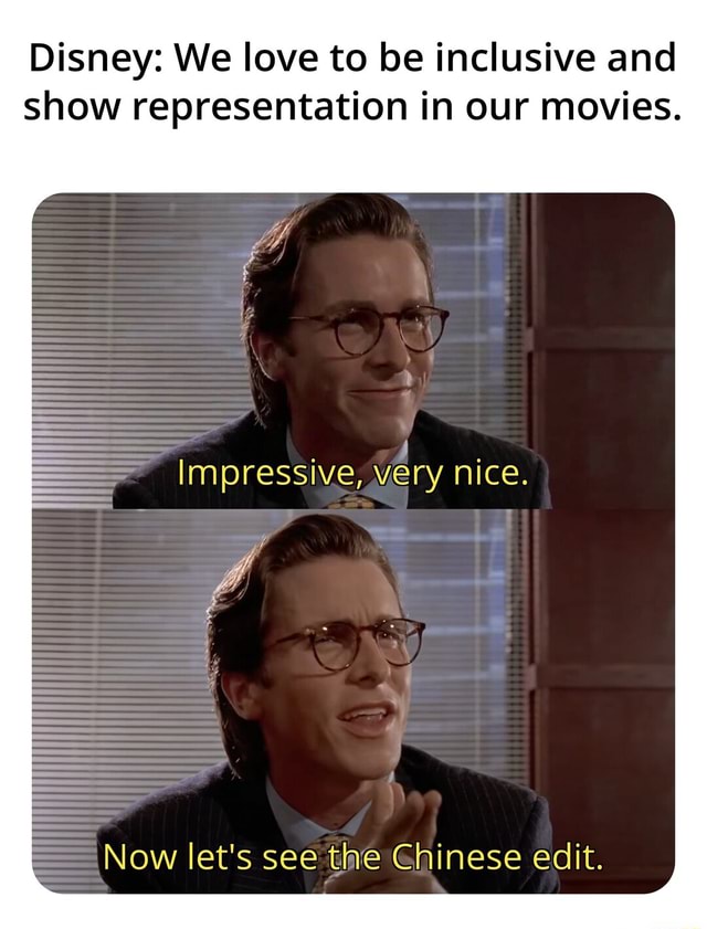 Disney: We love to be inclusive and show representation in our movies ...