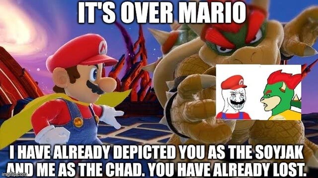 ITS OVER MARIO I HAVE ALREADY DEPICTED YOU AS THE SOVIAK AND ME AS THE ...