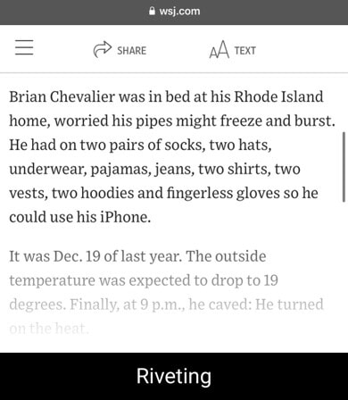 = sHaRE WA text Brian Chevalier was in bed at his Rhode Island home ...