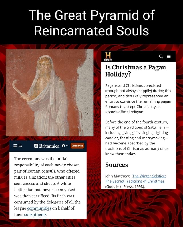 The Great Pyramid of Reincarnated Souls fa Il Britannica Subseribe The ...