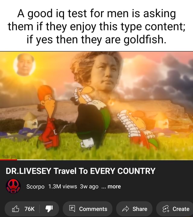 A good iq test for men is asking them if they enjoy this type content ...