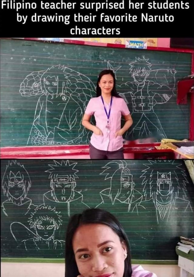 Filipino teacher surprised her students by drawing their favorite ...