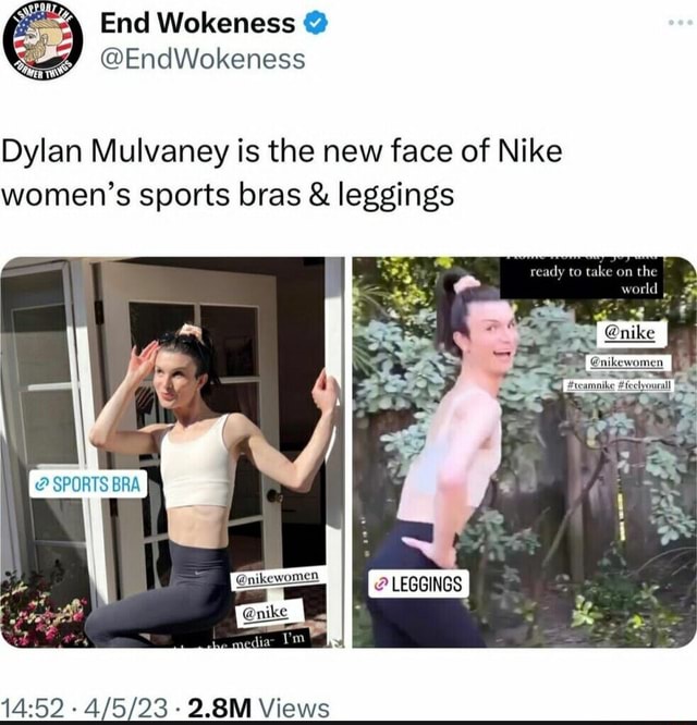 End Wokeness @EndWokeness Dylan Mulvaney is the new face of Nike women ...