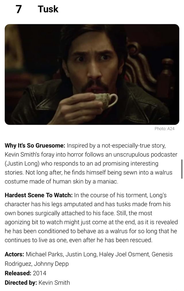 Tusk Photo: Why It's So Gruesome: Inspired by a not-especially-true ...