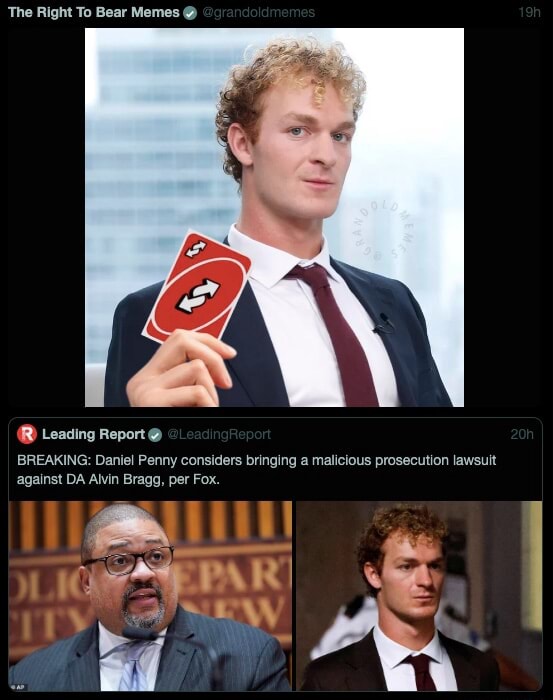 The Right To Bear Memes @ Leading Report @ BREAKING: Daniel Penny ...