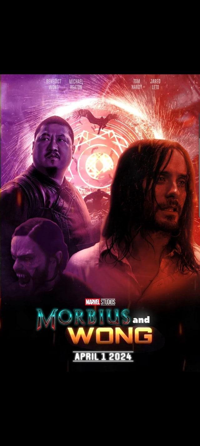 SS MARVEL STUDIOS MOR BIUS ana mM WONG APRIL 1 20: - iFunny