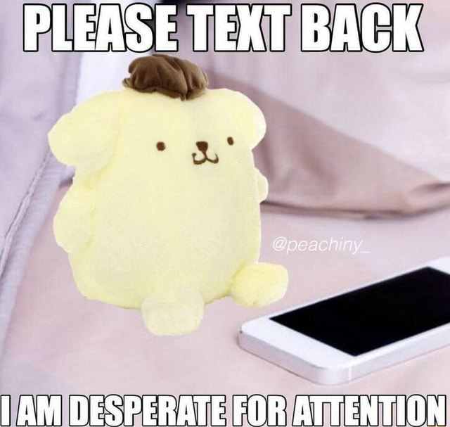 PLEASE TEXT BACK AM DESPERATE FOR ATTENTION - iFunny
