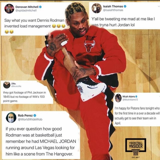 Invented load management & was tryna hurt Jordan lol they got footage ...