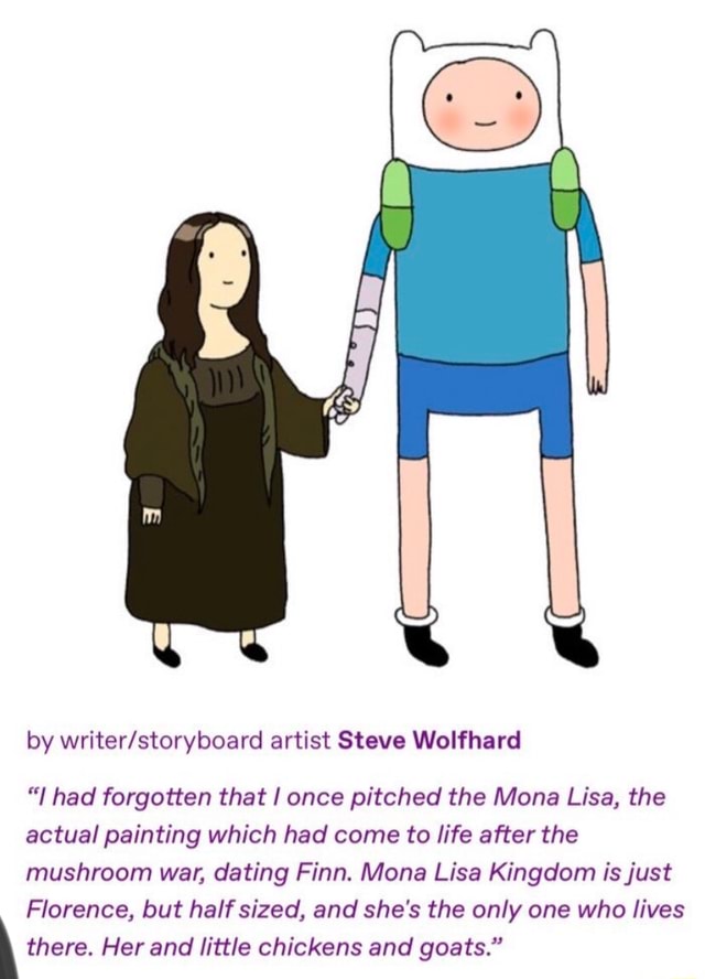 By artist Steve Wolfhard had forgotten that I once pitched the Mona ...
