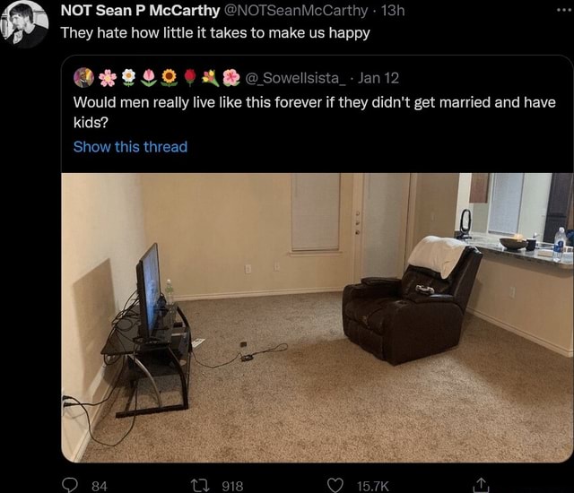 NOT Sean P McCarthy @NOTSeanMcCarthy They hate how little it takes to ...