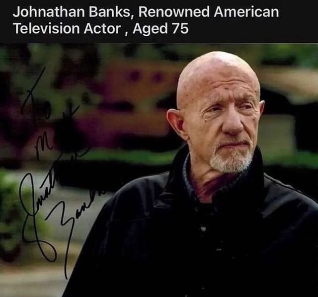 Kid named finger - Johnathan Banks, Renowned American Television Actor ...