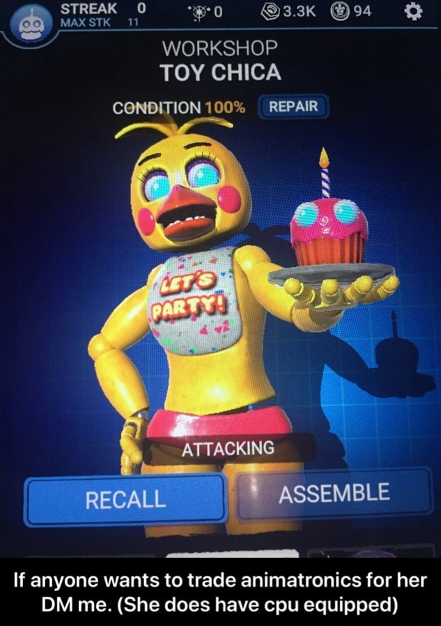 STREAK MAX STK _11 WORKSHOP TOY CHICA CONDITION 100% REPAIR ATTACKING ...