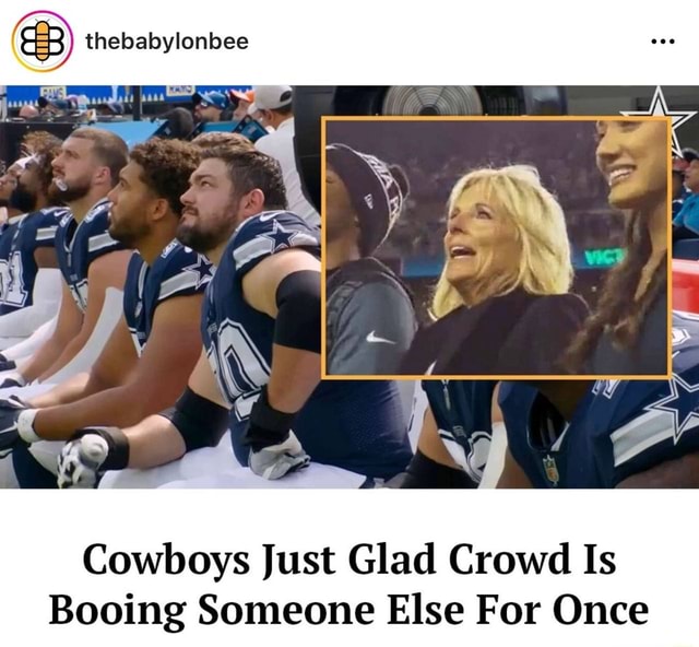 Thebabylonbee I Se Cowboys Just Glad Crowd Is Booing Someone Else For ...