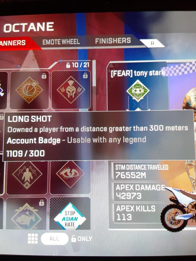 OCTANE ANNERS EMOTE WHEEL FINISHERS _ I (FEAR) tony > I & LONG SHOT I ...