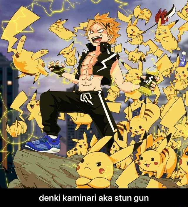 Denki kaminari aka stun gun - denki kaminari aka stun gun - iFunny