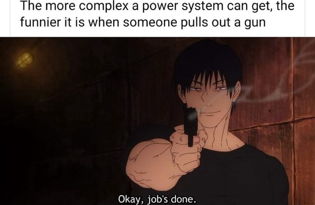 The more complex a power system can get, the funnier it is when someone ...