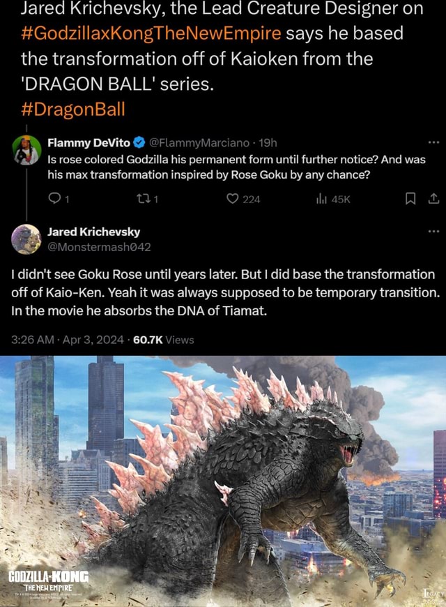 Jared Krichevsky, the Lead Creature Designer on # ...