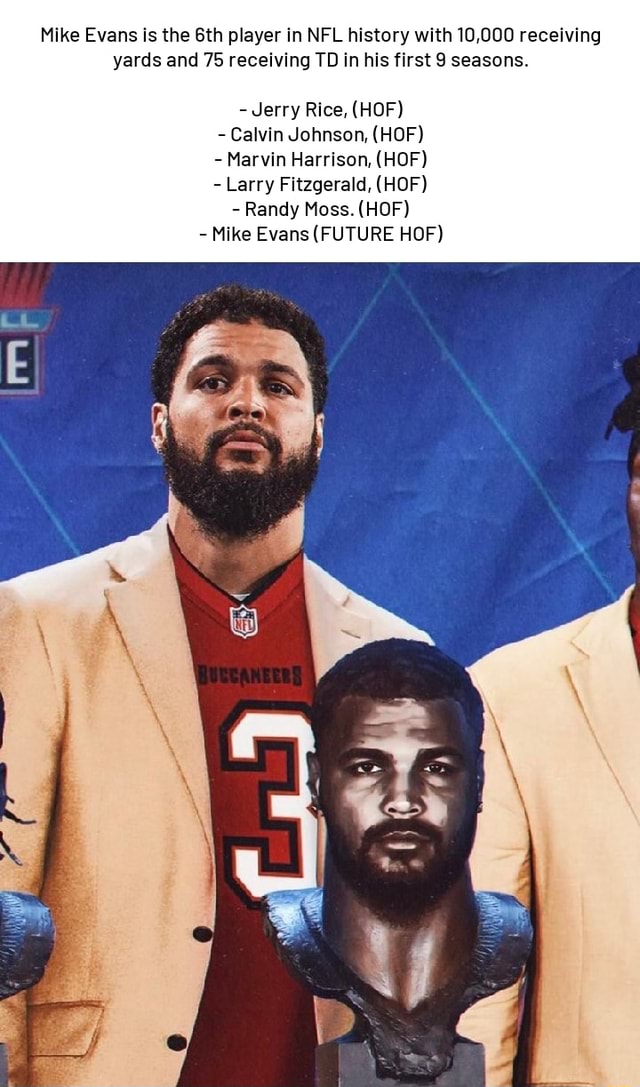 Mike Evans is the player in NFL history with 10,000 receiving yards and ...