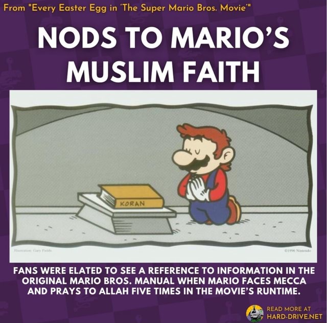 From "Every Easter Egg in The Super Mario Bros. Movie" NODS TO MARIO'S ...