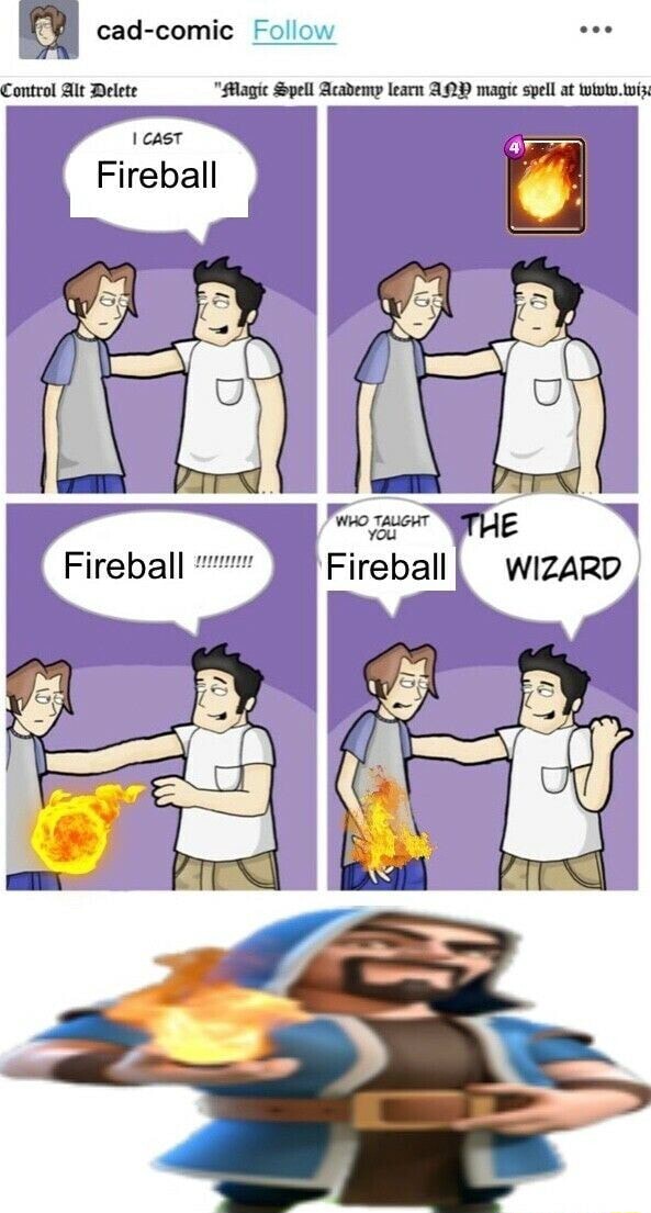 Cad-comic Control Ait Delete "Magic Spell Academy learn ANY magic spell at wiwww.twis: cast ...