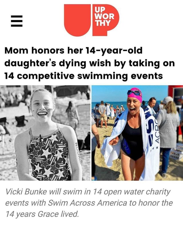 = UP WOR THY Mom honors her 14-year-old daughter's dying wish by taking ...