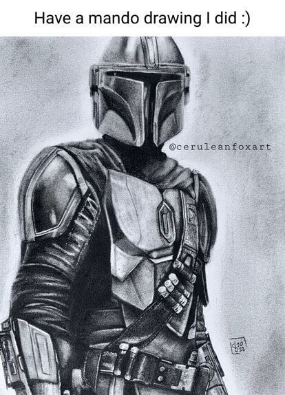 Prints and original available for purchase :* - Have a mando drawing I ...